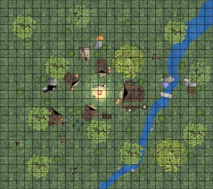 Goblin Camp Grid - Arkenforge Tabletop